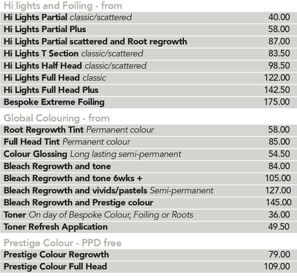 Hair Colour & Re-Bonding - The Vanilla Room